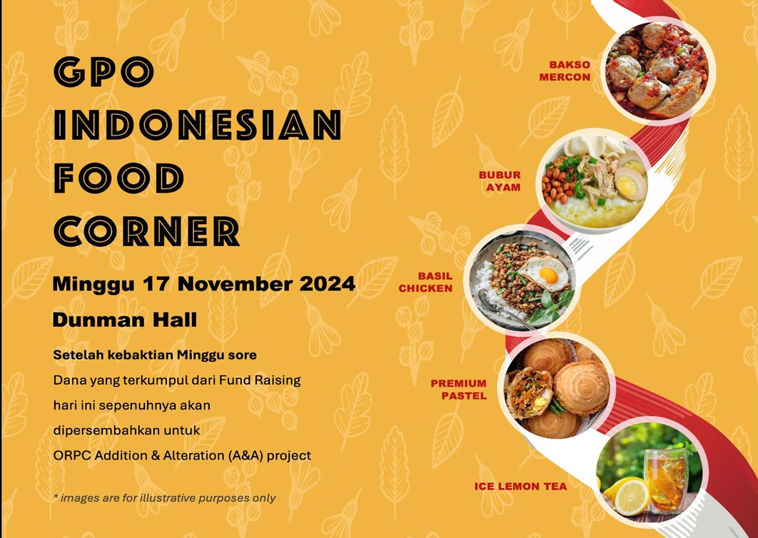 GPO Indonesia Food Corner - Gereja Presbyterian Orchard